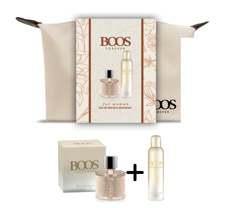Perfume Boos Forever + Deo Con Neceser De - Tienda Magna